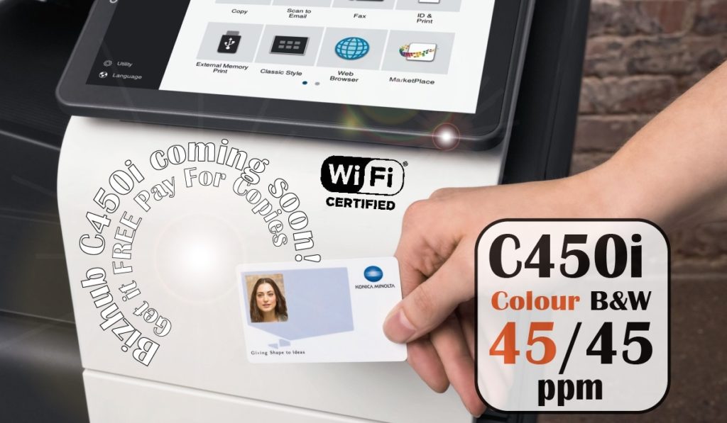 Get Free Konica Minolta Bizhub C450i Pay For Copies Only